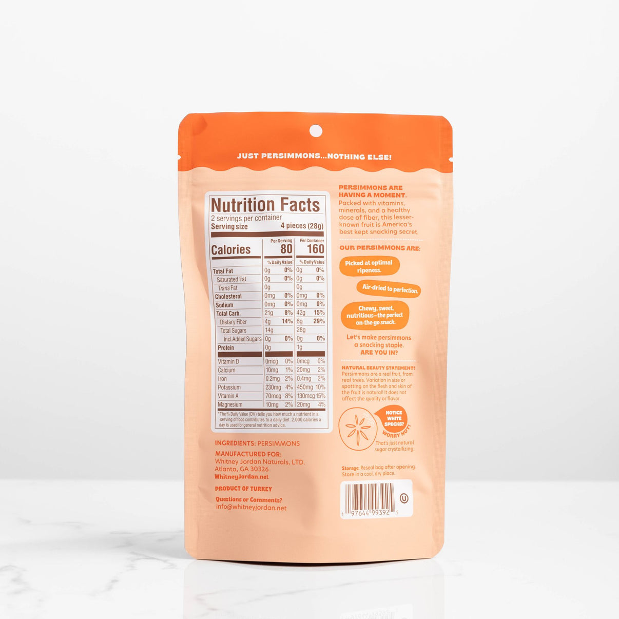 Persimmon Slices – Whitney Jordan Naturals
